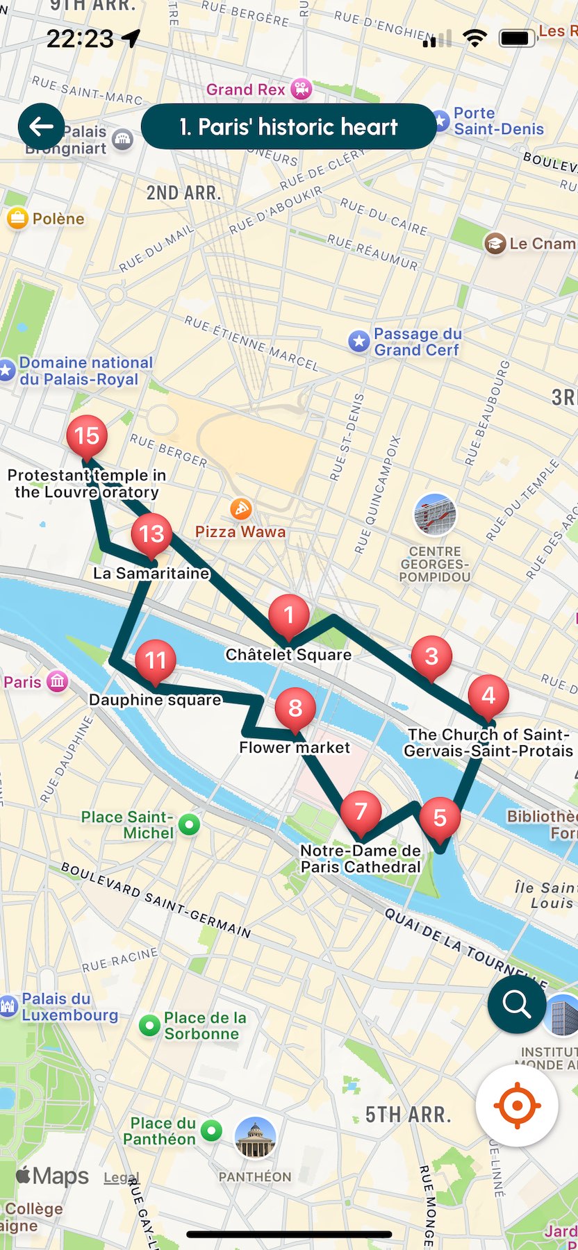 Your travel guide app for Paris | Travel back in time to old Paris